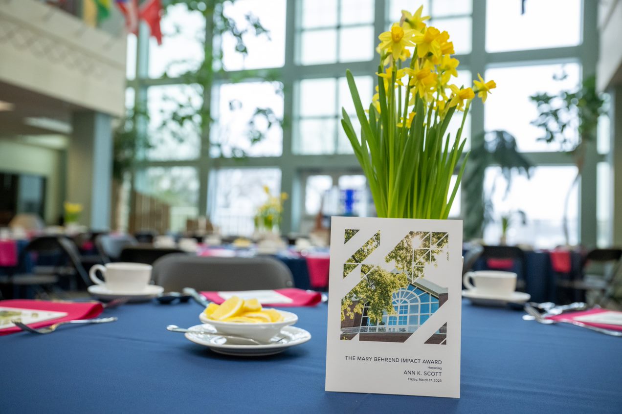 Ann K. Scott Presented with Mary Behrend Impact Award – BEHREND BLOG