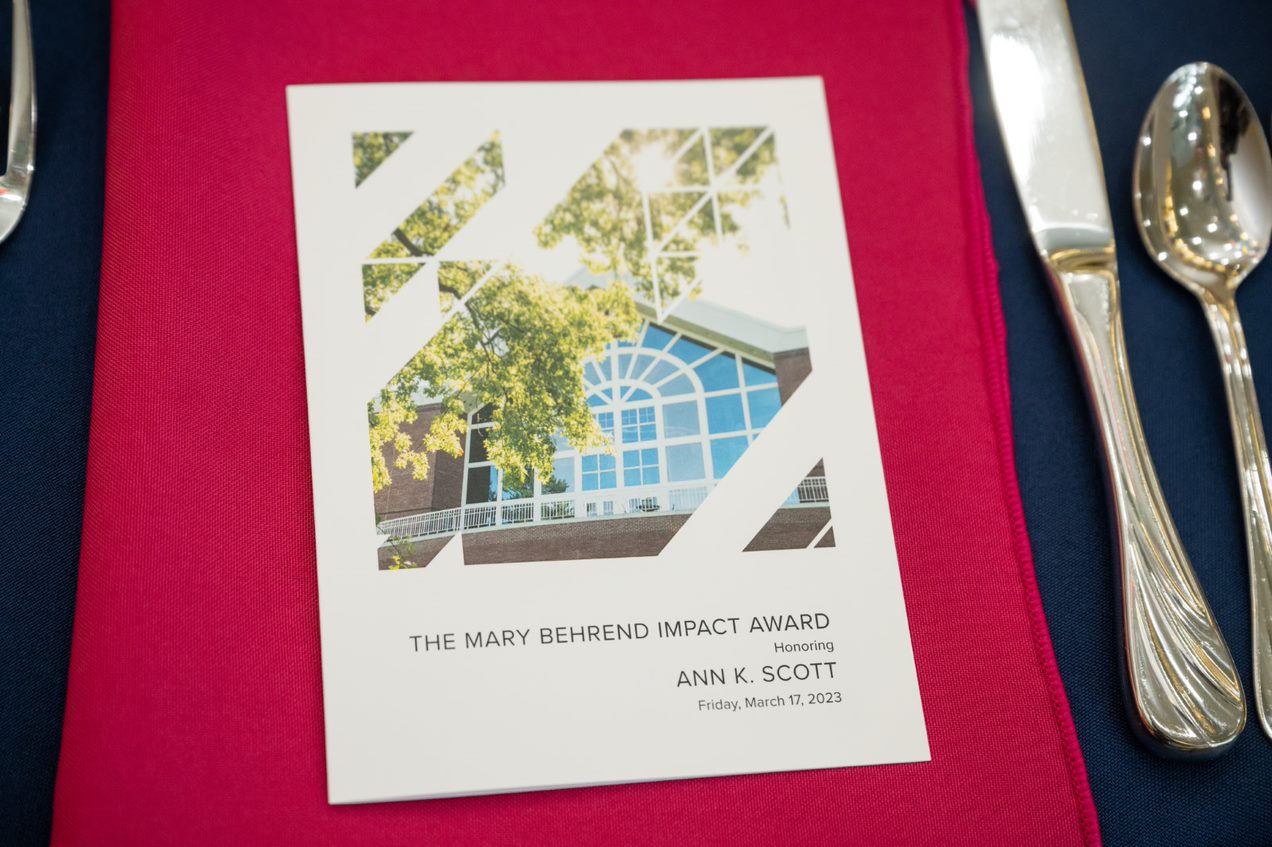 Ann K. Scott Presented with Mary Behrend Impact Award – BEHREND BLOG