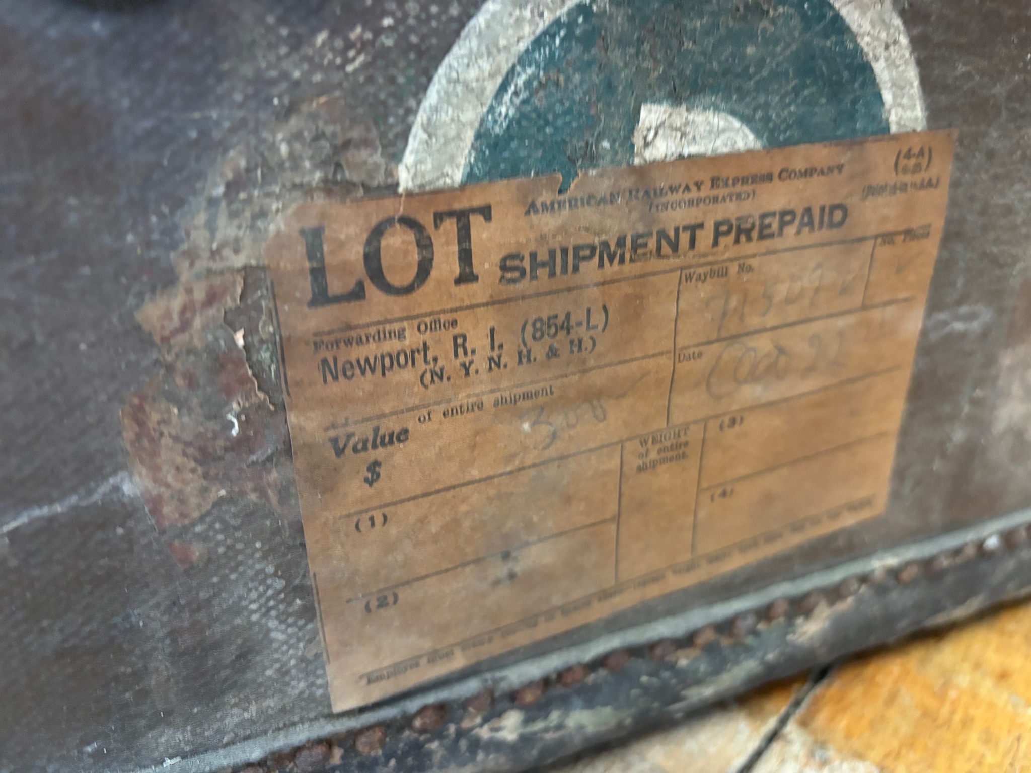 Found Treasure: Behrend family travel trunk discovered in consignment ...