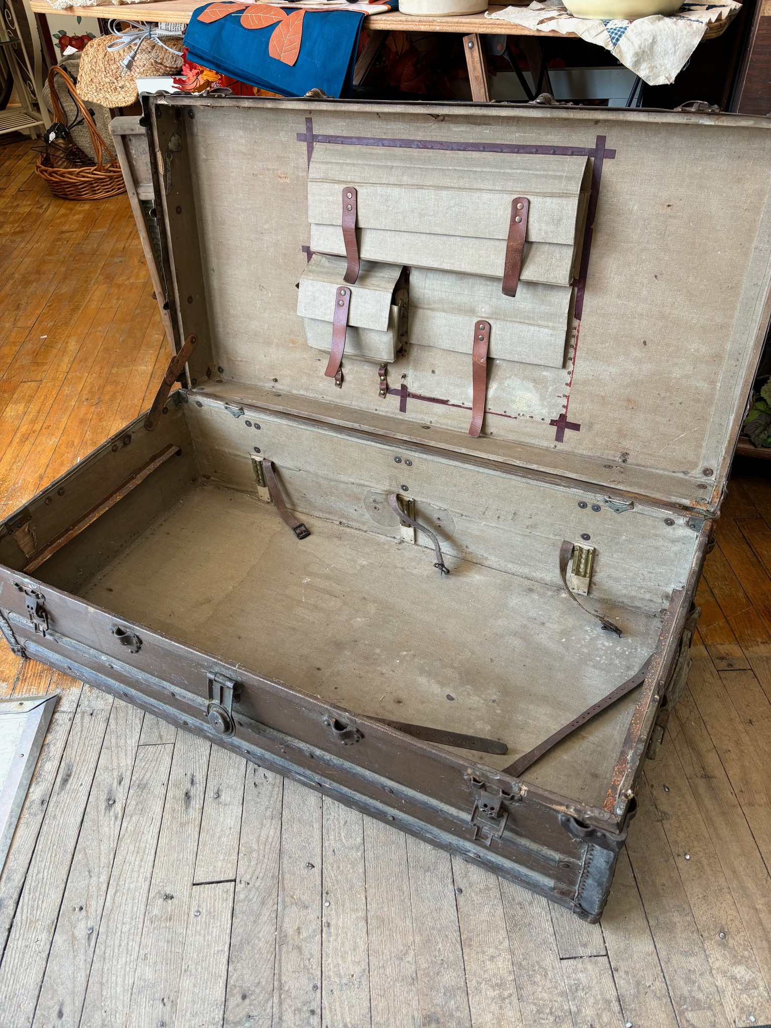 Found Treasure: Behrend family travel trunk discovered in consignment ...